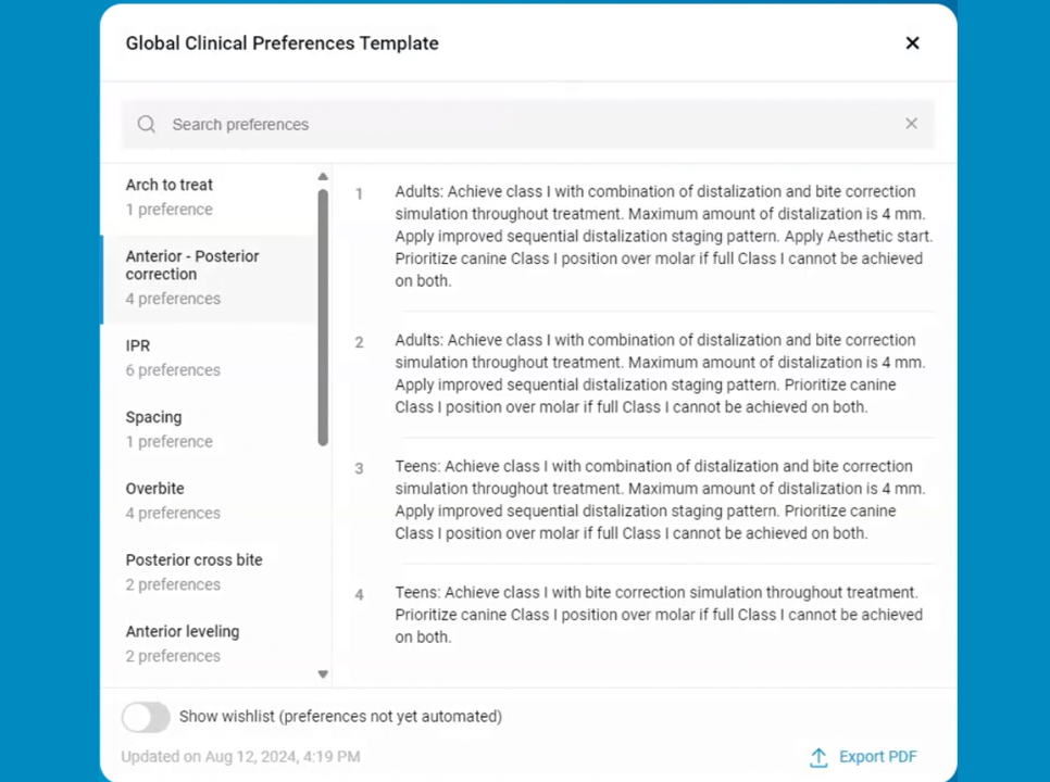 The ClinCheck signature experience